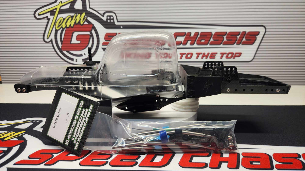 G-SHOT-V4 Assembled Slider with body and Hardcore RC suspension links ...