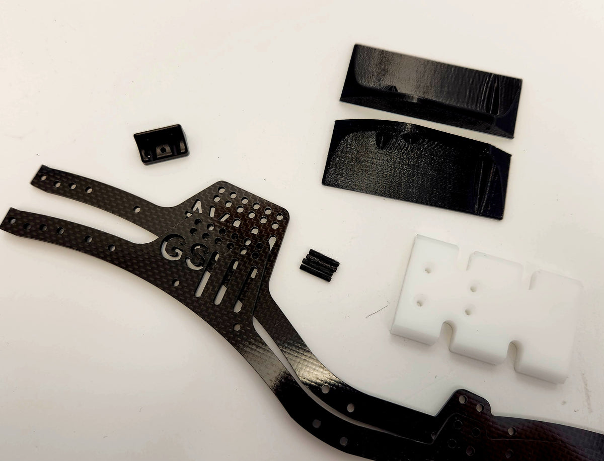 GS-V4 Carbon Fiber Chassis Package for Element, TRX4 or custom portal ...